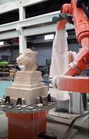 China 6-Axis CNC Robot Stone Cutting Machine BT40 Spindle 3100mm Carving for sale