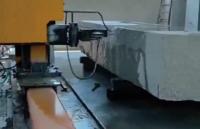 China Gantry Movable Diamond Wire Saw Machine 3500x3500x2200mm CNC PLC Control Stone Cutting for sale