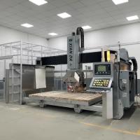 China 5-Axis Bridge Stone Cutter 900mm Saw Blade ±0.1mm Accuracy CNC Granite Marble Cutting Machine for sale