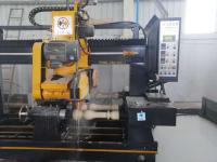 China 4PCS Baluster Cutting Machine 500mm Max Blade Diameter CNC PLC Control Stone Cutting for sale