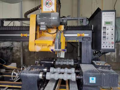 China 4PCS Baluster Cutting Machine 500mm Max Blade Diameter CNC PLC Control Stone Cutting for sale
