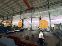 China Gantry Movable Diamond Wire Saw Machine 3500x3500x2200mm CNC PLC Control for High Precision Stone Cutting for sale
