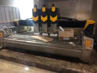 China CNC Stone Carving Machine 0.02mm Precision 15m/min Air Speed Electric Powered for Tactile Paving Stone for sale