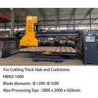 China Heavy Automatic Middle Block Saw 1200-1600mm Stone Block Cutting Machine 30KW for sale