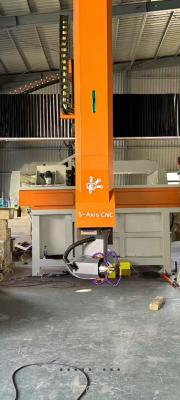 China 5 Axis CNC Stone Carving Machine with Full 5-Axis Linkage, 7.5KW Heavy-Duty Spindle and 3000×1300mm Processing Table for sale