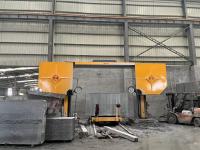 China PLC Control Diamond Wire Saw Machine for Granite Marble with 3500x3500x1800mm Max Processing Size and 15KW Main Motor for sale