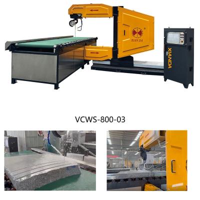 China Vertical CNC Diamond Wire Saw Machine for 3D Stone Profiling & Block Cutting for sale