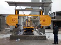China Xianda Discovery 5 Axis CNC Diamond Wire Saw Machine for Marble Granite 3D Arc Column Shaping Stone  Profiling Cutter for sale