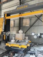 China Xianda Discovery 5 Axis CNC Diamond Wire Saw Machine for Marble Granite 3D Arc Column Shaping Stone  Profiling Cutter for sale