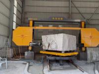 China CNC Diamond Wire Saw Machine with 360° Rotating Trolley 1600mm Wheel Diameter and 4m³/h Water Consumption for sale