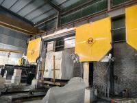 China CNC Diamond Wire Saw Machine with 360° Rotating Trolley 1600mm Wheel Diameter and 4m³/h Water Consumption for sale