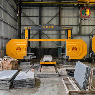 China Stone Granite Marble Diamond Wire Saw Machine CNC Control System Heavy Duty for sale