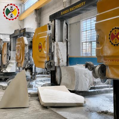 China XIANDA Marble Basalt CNC Diamond Bead Wire Saw Stone Cutting Profiling Machine for sale