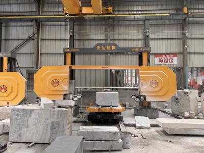 China XIANDA CNC-2500SA High-Precision CNC Diamond Wire Saw Machine with 20 Tons Load Capacity and 360-Degree Servo Rotary Table for Stone Profiling for sale