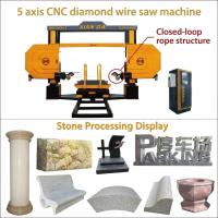 China 5 Axis CNC Diamond Wire Saw Machine for Granite & Marble Cutting with 2600 × 3000 × 1500 mm Processing Size for sale
