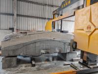 China Gantry Movable CNC Wire Saw Machine with Four-Flywheel for Large Stone Block Cutting 3500 × 3500 × 2200 mm for sale