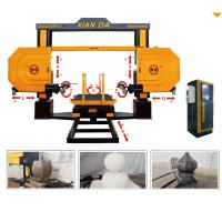 China High Precision 5 Axis CNC Diamond Wire Saw Machine for Complex Stone Profiling and 3D Carving for sale