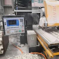 China PLC Control Stone Line Profiling Machine with Double-Blade Cutting and Heavy-Duty Welded Steel Frame for sale