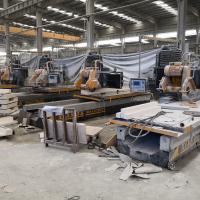 China PLC Control Stone Line Profiling Machine with Double-Blade Cutting and Heavy-Duty Welded Steel Frame for sale