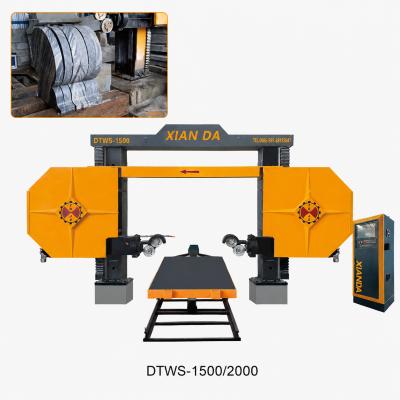 China High Speed Cutting Ability Diamond Wire Saw Machine Offering Trolley Size 1500 2500mm and Max Processing Size 2000 3000 1200mm for Cutting for sale