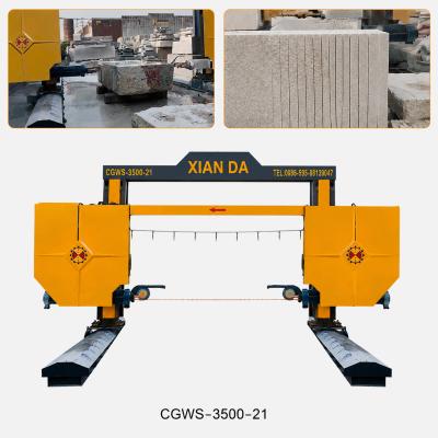China Industrial Diamond Wire Saw Machine for Granite Block Cutting and Stone Squaring for sale