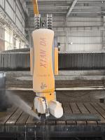 China 5 Axis CNC Bridge Saw Cutting Machine with 360° Blade Rotation for 3200x2000mm Stone Processing for sale