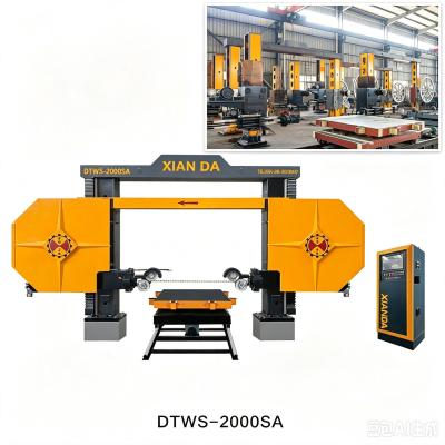 China CNC Diamond Wire Saw Machine | 4‑Spindle Linkage Special‑Shape Granite Marble Tombstone Cutter for sale