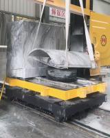 China 4-Axis CNC Diamond Wire Saw Machine with 360° Servo-Rotary Table and 20-Ton Load Capacity for Stone Cutting for sale