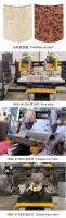 China High Efficiency Four-slice Edge Cutting Machine For Marble Granite Column Slab for sale