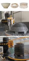 China PLC Control Column Cap And Base Profiling Machine For Marble Granite for sale
