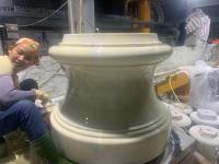 China PLC Control Column Cap And Base Profiling Machine For Marble Granite for sale