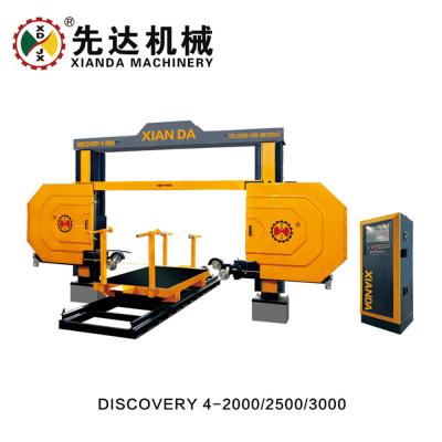 China Xianda DISCOVERY 4 Ultimate CNC Diamond Wire Saw Machine | 4-Axis Special-shaped Stone Profiling Machine for Columns, Tombstones & Landscape Stones for sale