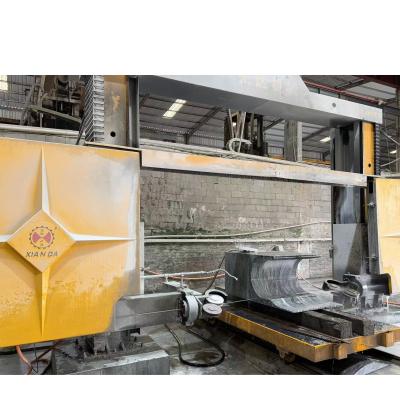China CNC Diamond Wire Saw Machine 2000mm Four-Spindle Linkage for Stone Cutting for sale