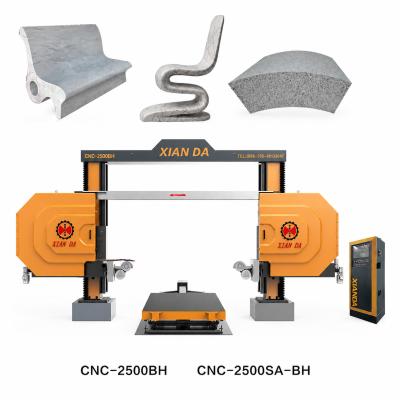 China XIANDA Intelligent CNC Diamond Wire Saw Cutting Machine With PLC Control For Marble Granite Stone Processing for sale
