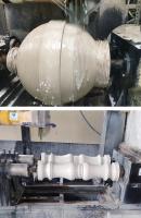 China PLC/CNC Control Two Pcs Baluster Cutting Machine For Marble Granite for sale