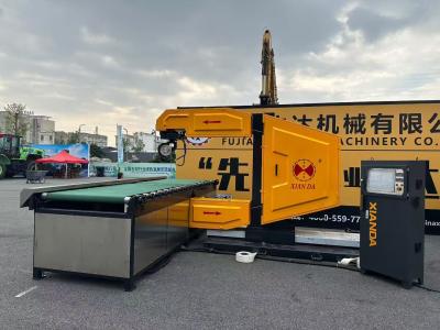China Vertical CNC Diamond Wire Saw Machine with 0-360° A-axis Full Rotation, Permanent Magnet Main Motor, and High Adjustable Wire Speed 20-40m/s for sale