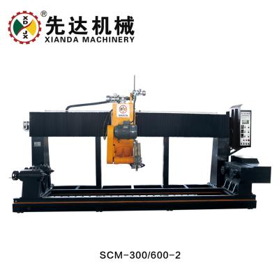 China PLC/CNC Solid Column Pillar Cutting Machine For Marble Granite Processing for sale