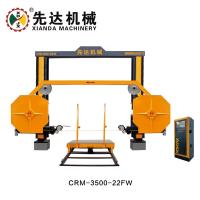 China 15 kw Diamond Wire Saw Machine with PLC Intelligent Control for 3500×3500×2100mm Stone Block Dividing for sale
