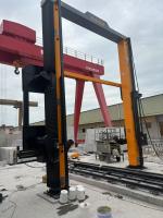 China 15 kw Diamond Wire Saw Machine with PLC Intelligent Control for 3500×3500×2100mm Stone Block Dividing for sale