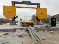 China PLC Control Diamond Wire Saw Machine with Synchronous Screw Drive for 3500*3500*2100mm Stone Block Dividing for sale