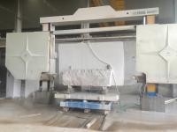 China PLC Control Diamond Wire Saw Machine with Synchronous Screw Drive for 3500*3500*2100mm Stone Block Dividing for sale
