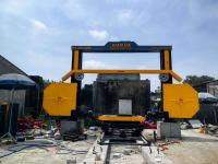 China 4-Axis CNC Diamond Wire Saw Machine with 3500*3500*2200mm Max Processing Size and Servo-Controlled Rotating Worktable for sale
