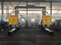 China Gantry-Movable CNC Diamond Wire Saw Block Cutting Machine with 3500×3500×2200mm Max Processing Size and PLC/CNC Control for sale