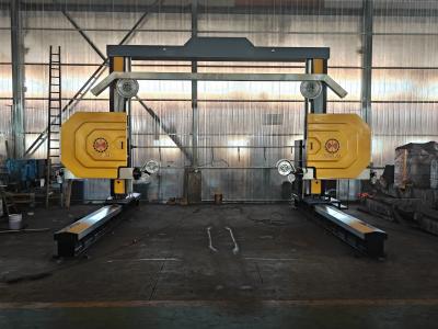 China Gantry-Movable CNC Diamond Wire Saw Block Cutting Machine with 3500×3500×2200mm Max Processing Size and PLC/CNC Control for sale