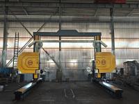 China Gantry-Movable CNC Diamond Wire Saw Block Cutting Machine with 3500×3500×2200mm Max Processing Size and PLC/CNC Control for sale