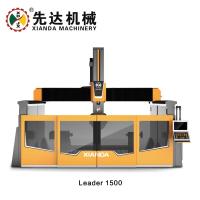 China Leader 1500 1500CM 5 Axis CNC Stone Machining Center Granite Marble Quartz Cutting Milling Equipment For Countertop Roman Column for sale