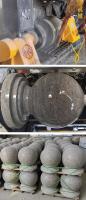 China Round Ball Polishing Machine For Marble Granite for sale