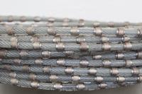 China 8.8mm Diamond Wire Saw for Granite Cutting - 37 Beads/Meter Sintered Beads for Stone Profiling Tools for sale