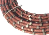 China 8.8mm Diamond Wire Saw for Marble Profiling - 32 Beads/Meter Sintered Cutting Tool for sale