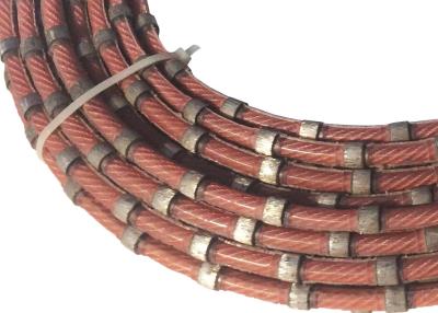 China 8.8mm Diamond Wire Saw for Marble Profiling - 32 Beads/Meter Sintered Cutting Tool for sale